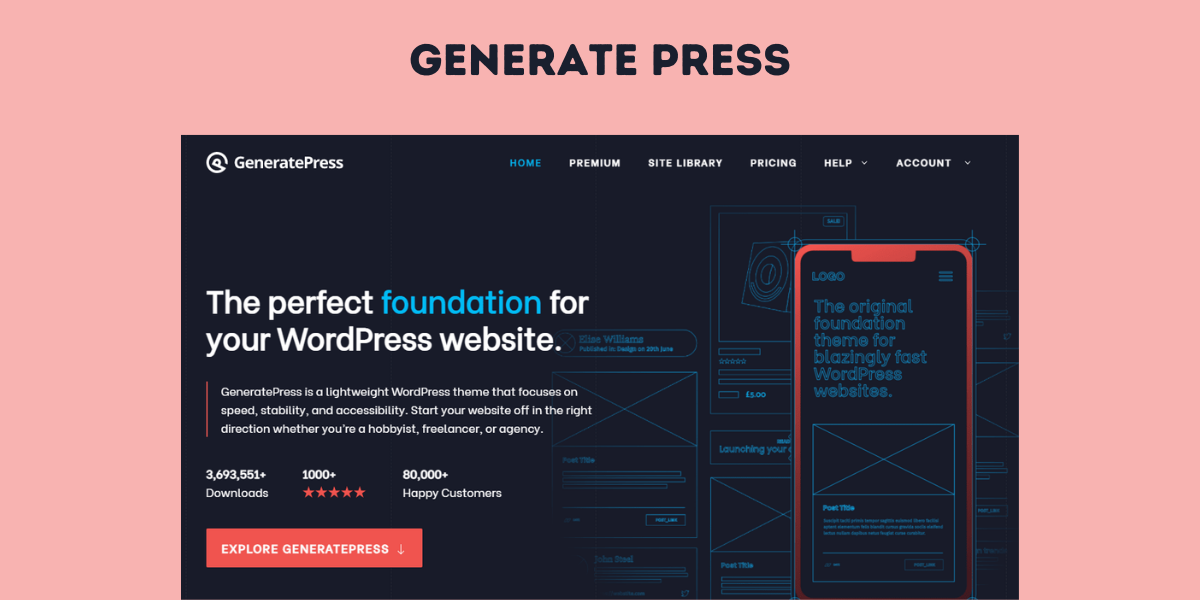[KEY LIFE TIME] GeneratePress Premium 2.1.1 | GP Premium | Generate ...